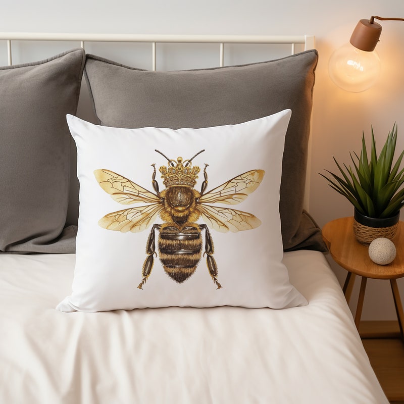 Bee Throw Pillow - Etsy
