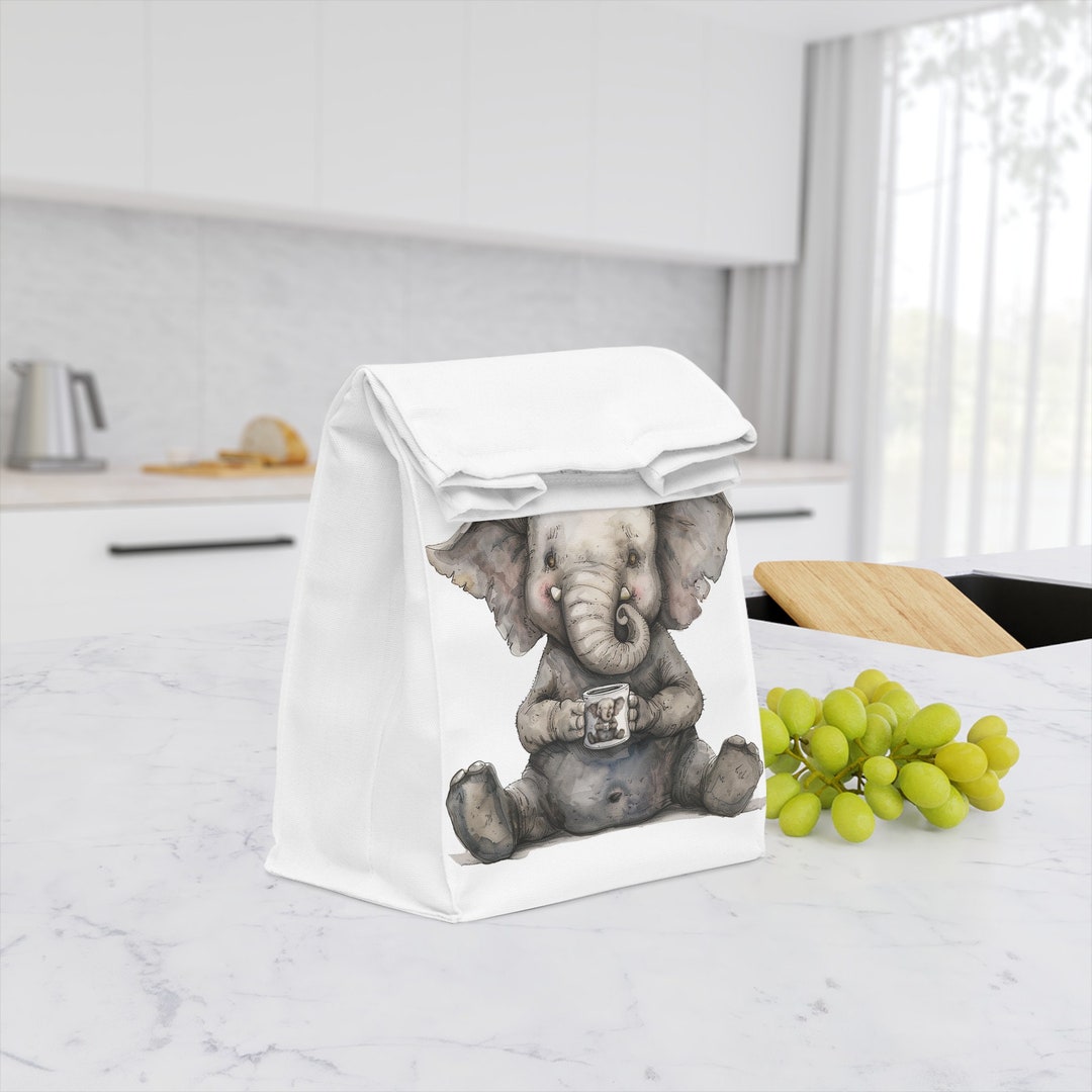 Elephant Insulated Lunch Bag Lunch Bags for Kids Who Love Elephants ...