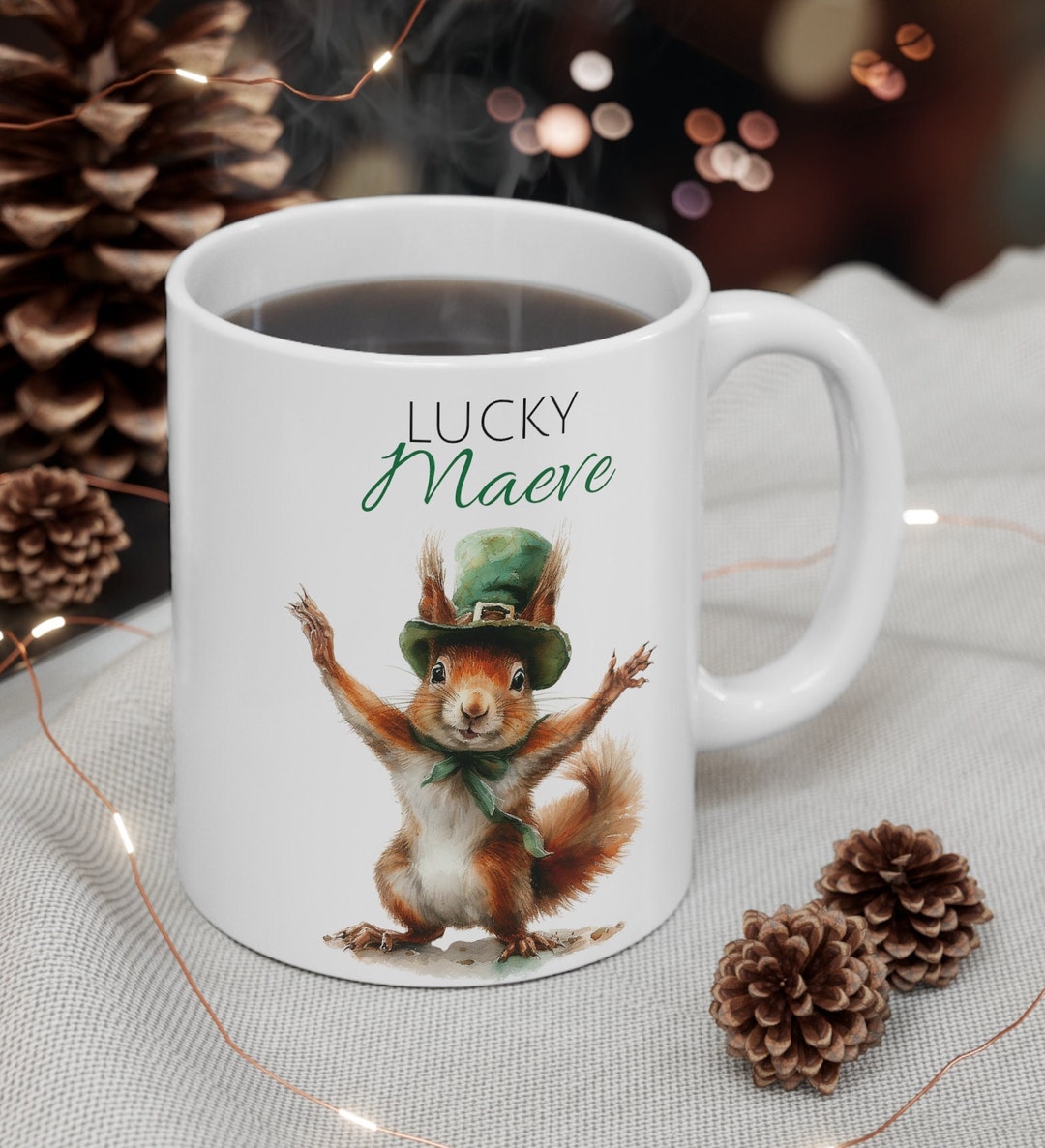 Personalized Leprechaun Coffee Mug St Patrtick's Dag Coffee Mug for a ...