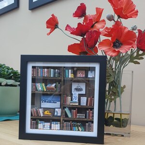PERSONALISED Miniature Memory Bookcase - Etsy