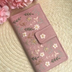 Embroidered Wallet,floral Embroidered Wallet,fabric Wallet,woman ...