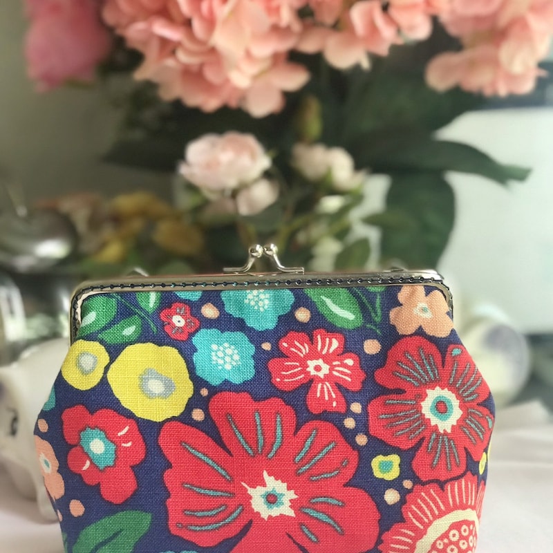 Floral Coin Purse - Etsy