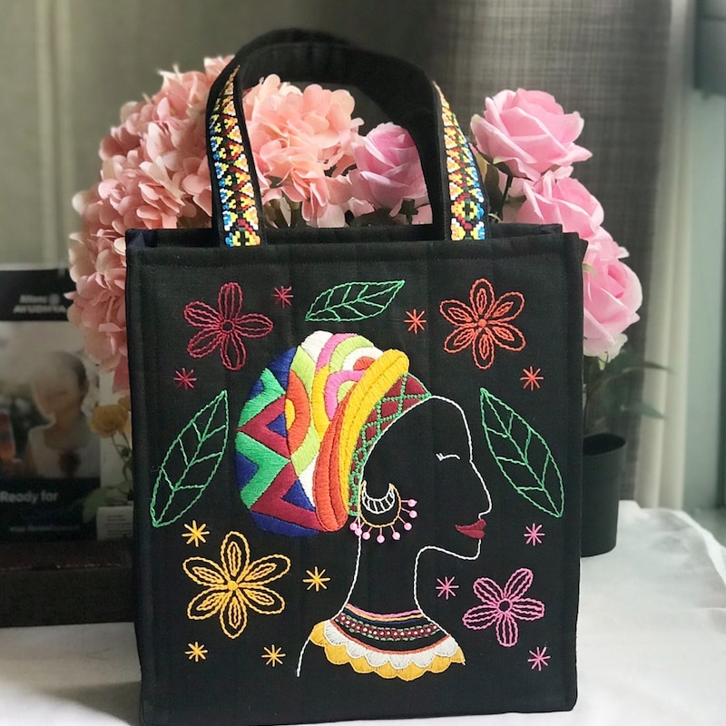 Embroidered Bag - Etsy