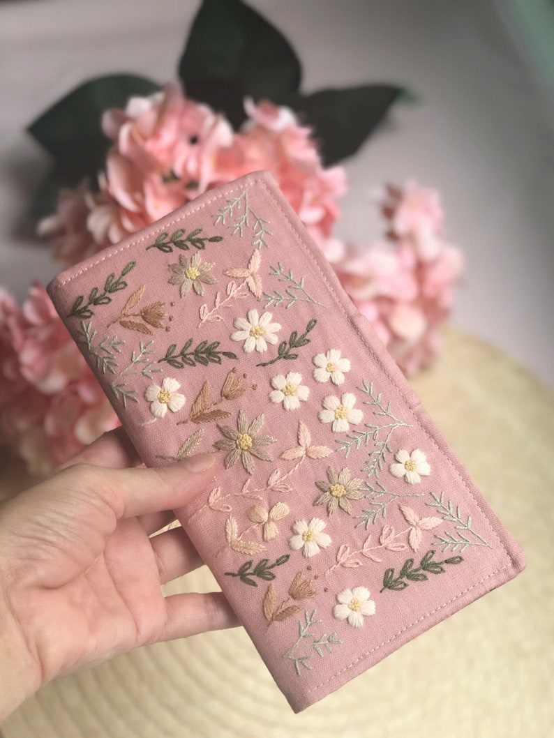 Embroidered Wallet,floral Embroidered Wallet,fabric Wallet,woman ...