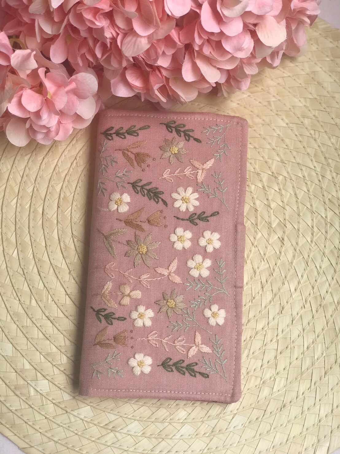 Embroidered Wallet,floral Embroidered Wallet,fabric Wallet,woman ...