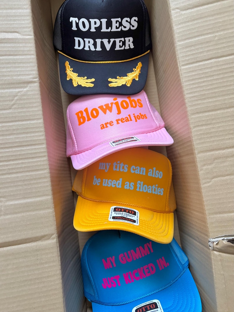 Inappropriate Slogan Trucker Hat Roulette | Unhingef Trucker Hats ...