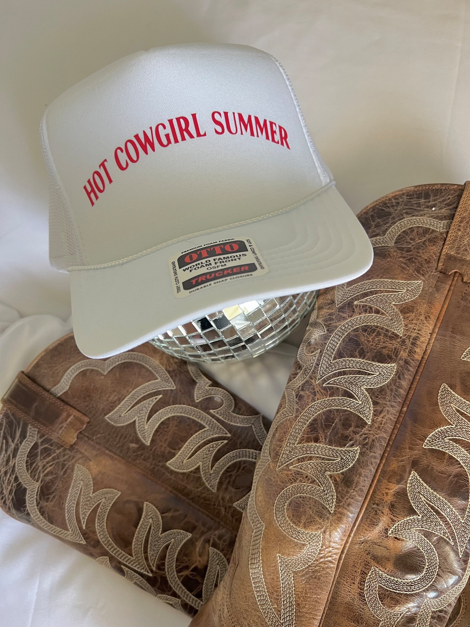 Hot Cowgirl Summer Trucker Hat | Western Snapback - Etsy