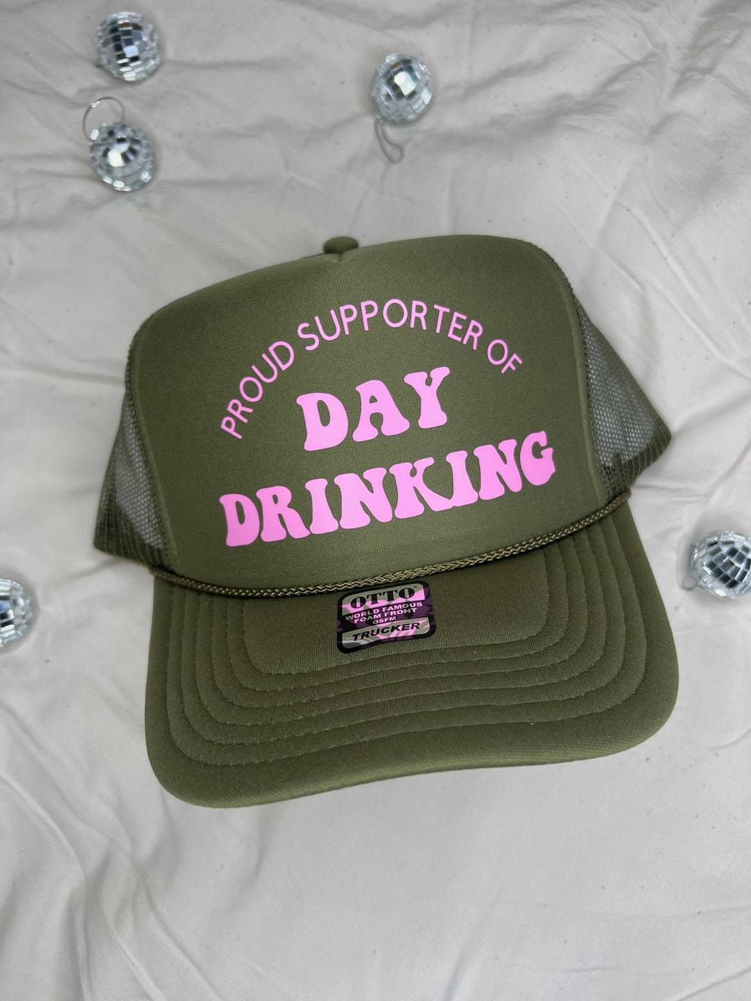 Day Drinking Trucker Hat | Drinking Hat | Supporter of Day Drinking ...