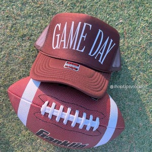 Game Day Trucker Hat , Football Trucker Hat | Tailgate Trucker Hat ...