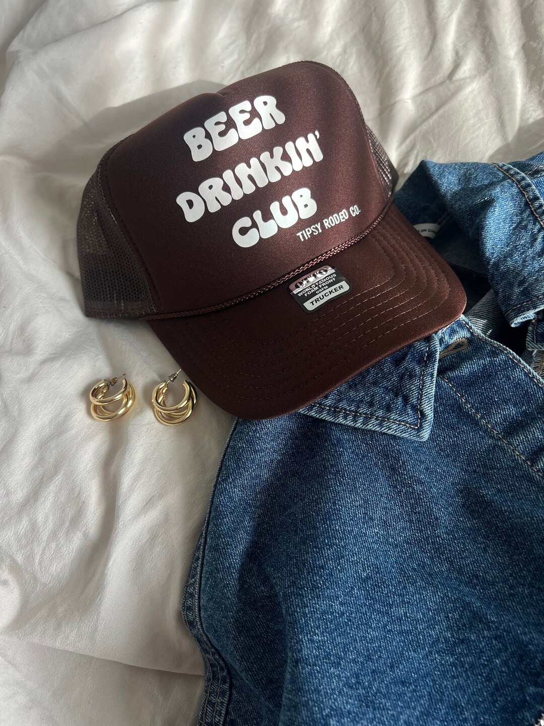 Beer Drinkin' Club Trucker Hat | Bachelorette Party Snapback - Etsy