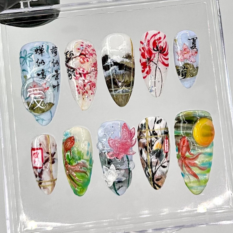 Japanese Nail Art - Etsy