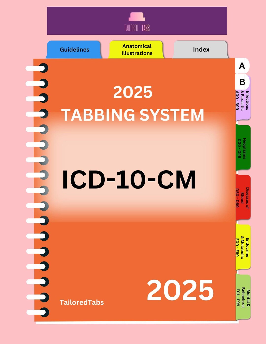 2025 AAPC ICD-10-CM Tabbing System - Etsy.de