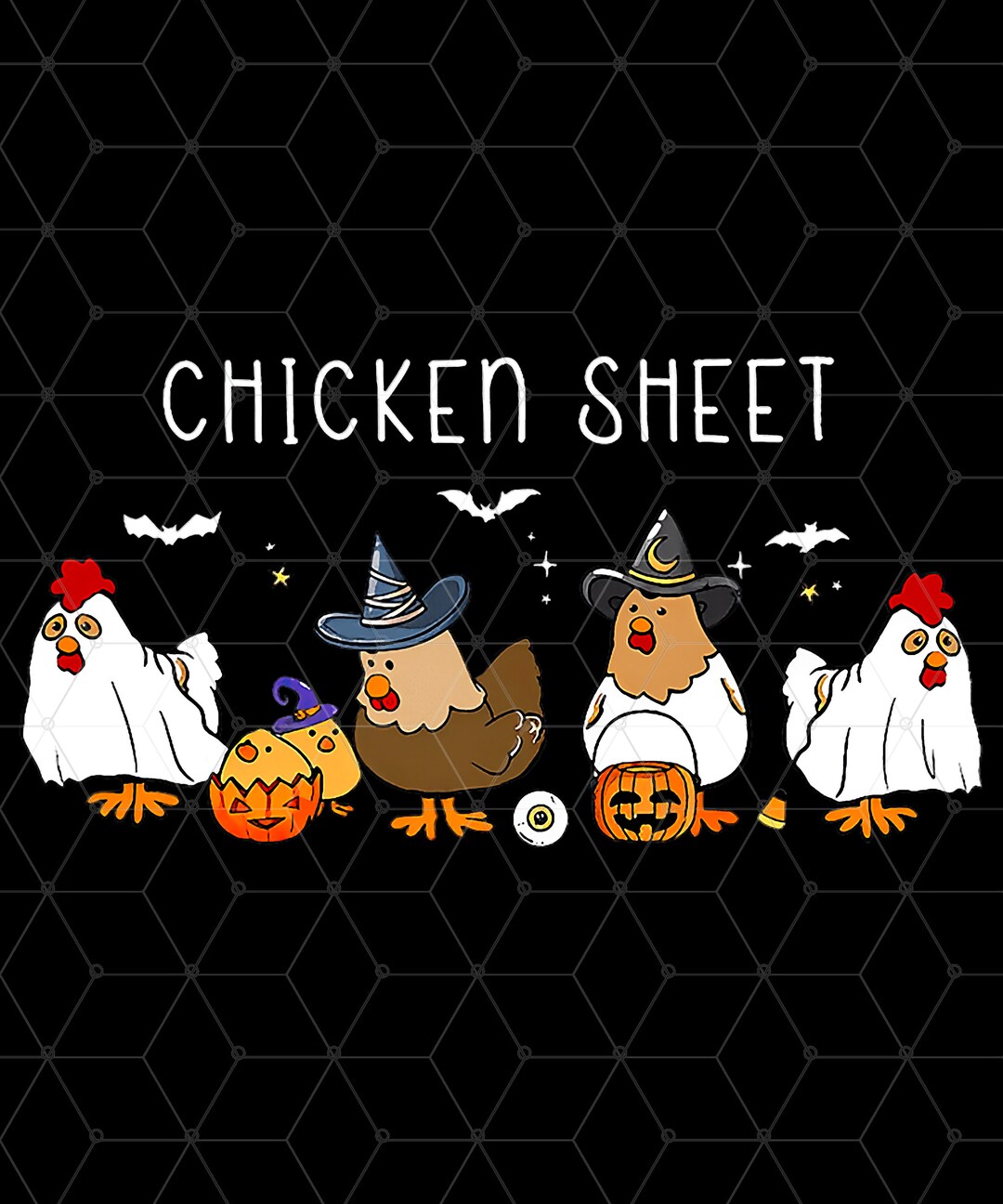 Chicken Sheet Halloween Ghost Chickens Farm Animal Lover Png - Etsy