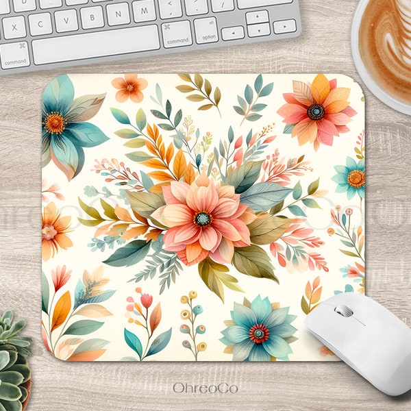 Floral Mouse Pad - Etsy