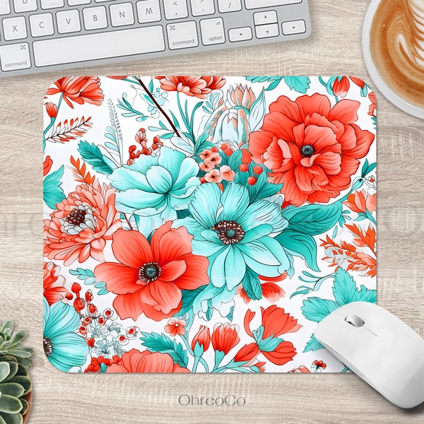Floral Mouse Pad - Etsy