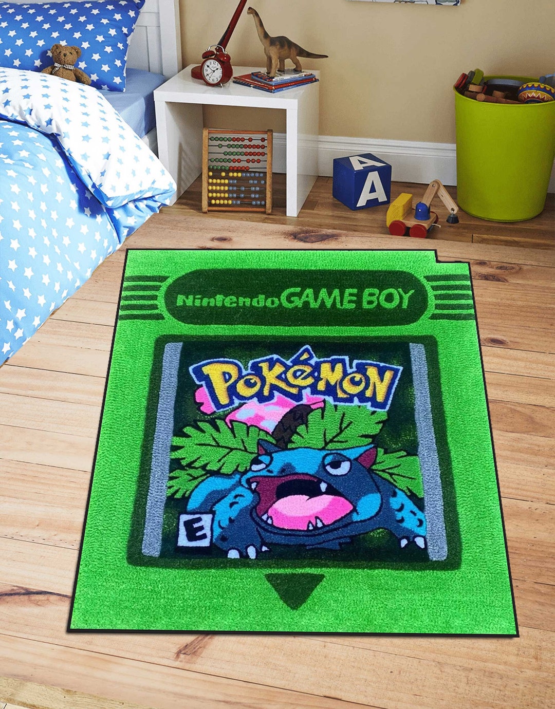 Pokemon Rug Venusaur Rug Gameboy Decor Retro Gameboy Rug - Etsy