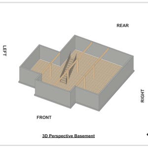 2-story Log House Architectural Plans: 2 Bed, Basement & Attic (PDF ...