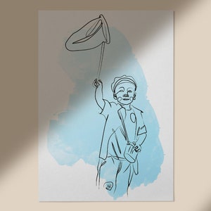 Personalized Drawing, Custom One Line Drawing , One Line Portrait ...