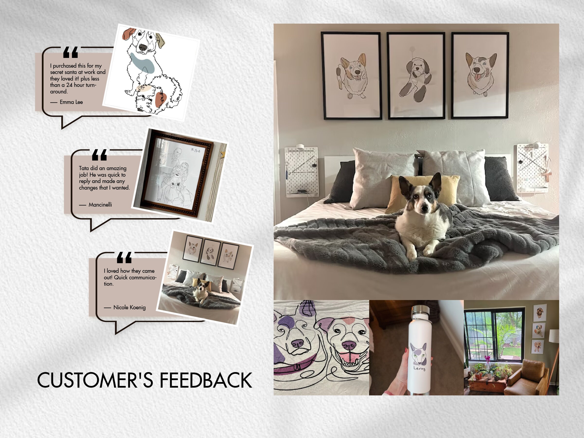 Personalized Drawing, Custom One Line Drawing , One Line Portrait ...