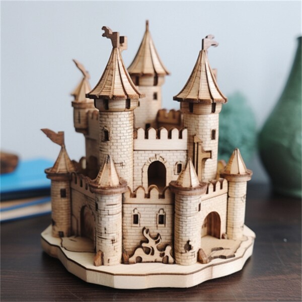 Wooden Castle - Etsy