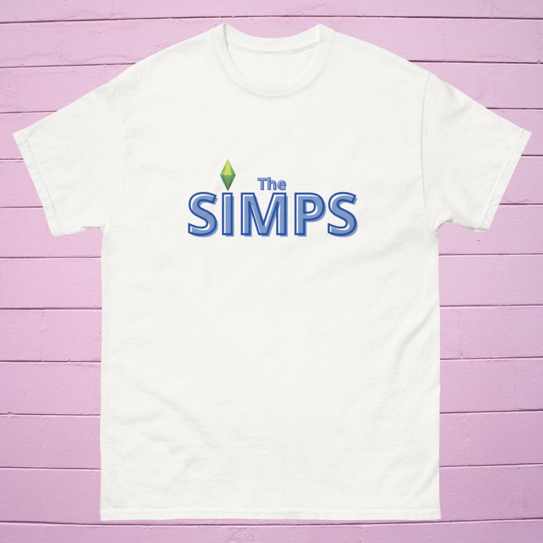 The Sims Inspired Simp Tee - Sims 4 Funny Gaming Y2k Tee - Etsy