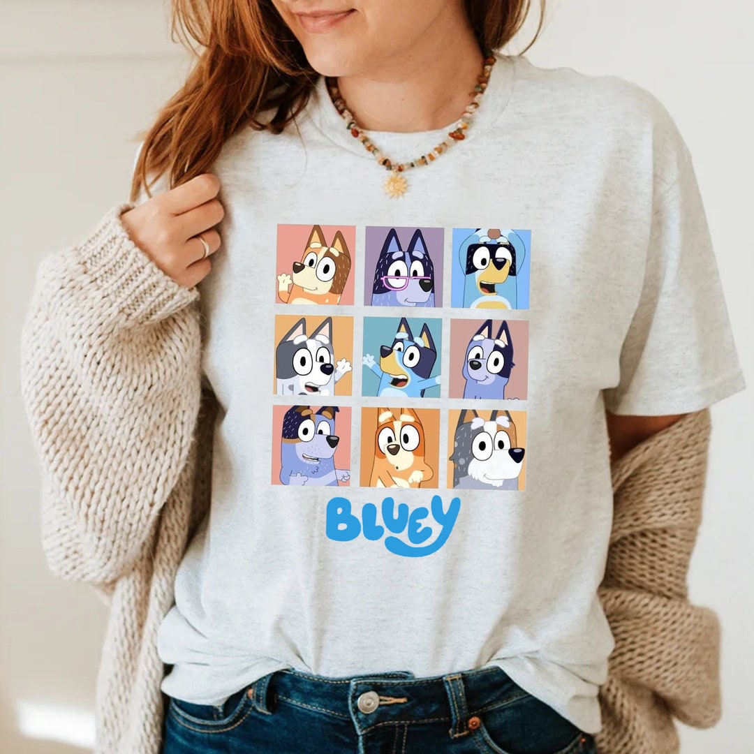 Bluey Show Shirt Bluey Family Hoodie Heeler Bluey Clothing - Etsy Australia