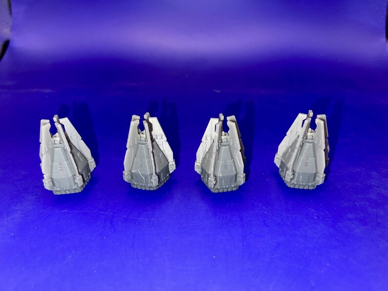 Imperial Cosmic Marine Orbital Infantry Drop Pod X4. Legion & Epic ...