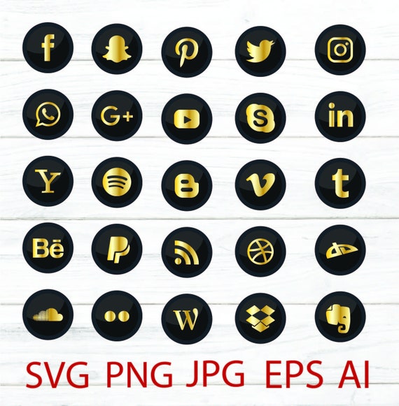 Social Icons Png Pinterest