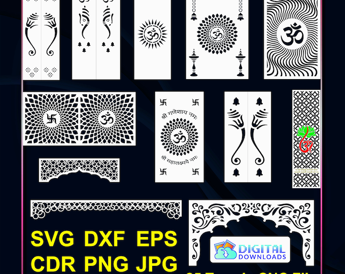 Tirupati Balaji Indian God Laser Cutting Design DXF Vector Cnc Router ...