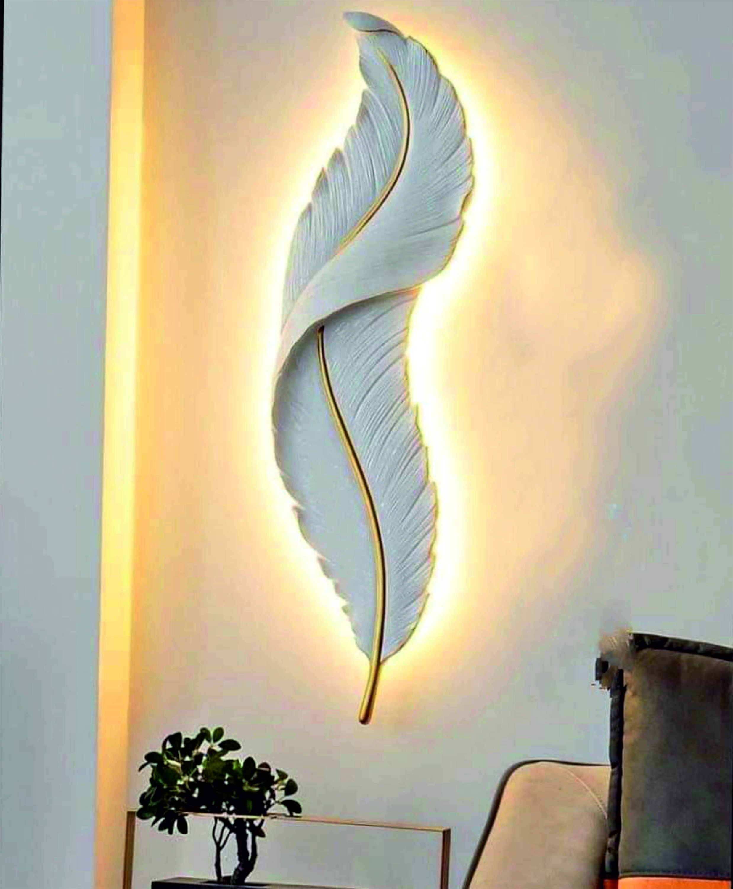 3D Feather Wood Wall Art: CNC Router Carving Artcam File - Etsy