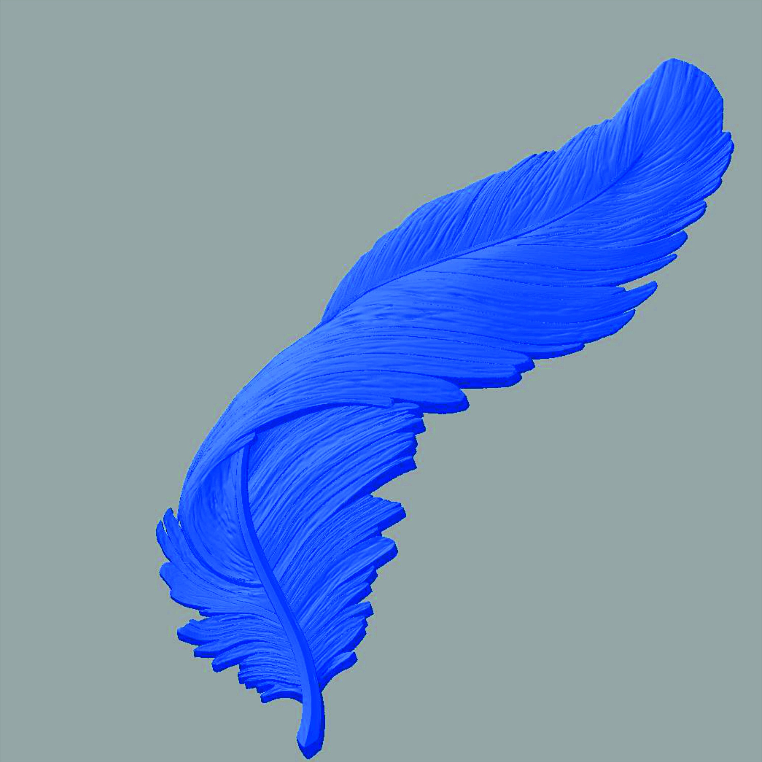 3D Feather Wood Wall Art: CNC Router Carving Artcam File - Etsy