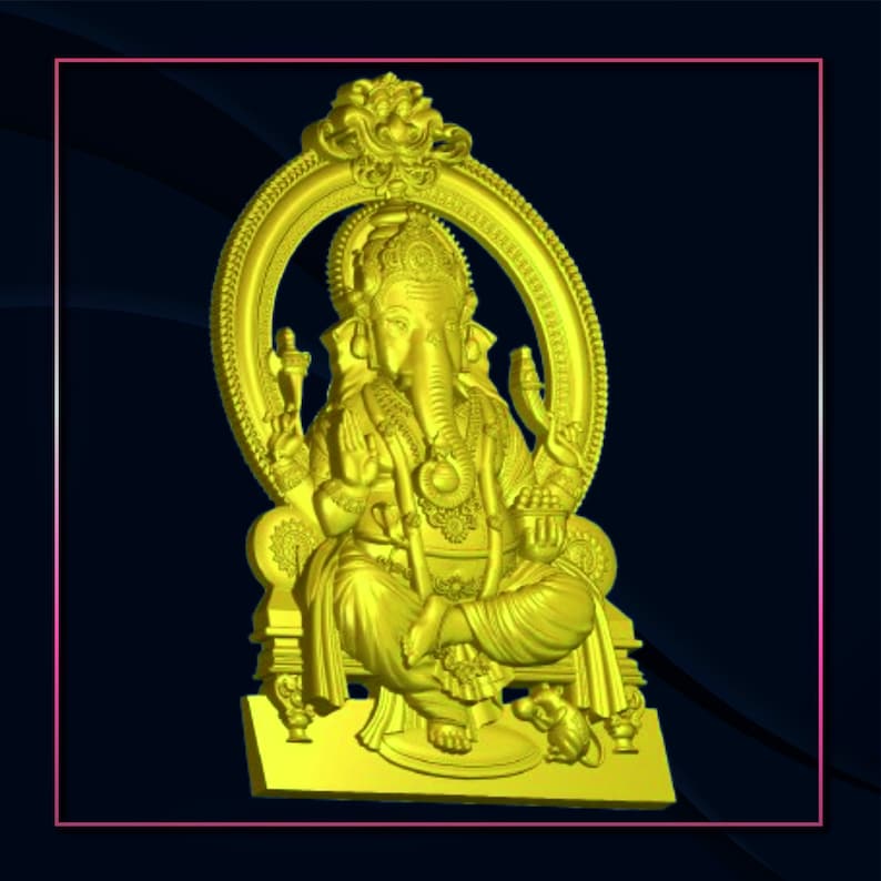 Ganesha STL File | Ganesha Wall Art | Ganesha 3D | Ganesh Cnc File ...