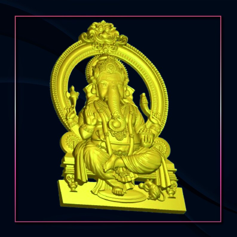 Ganesha STL File | Ganesha Wall Art | Ganesha 3D | Ganesh Cnc File ...