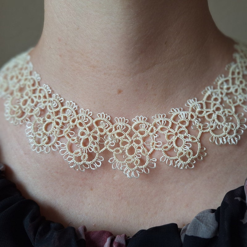 Lace Necklace - Etsy