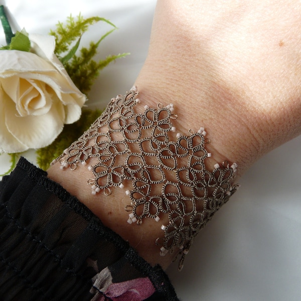 Lace Cuff Bracelet - Etsy