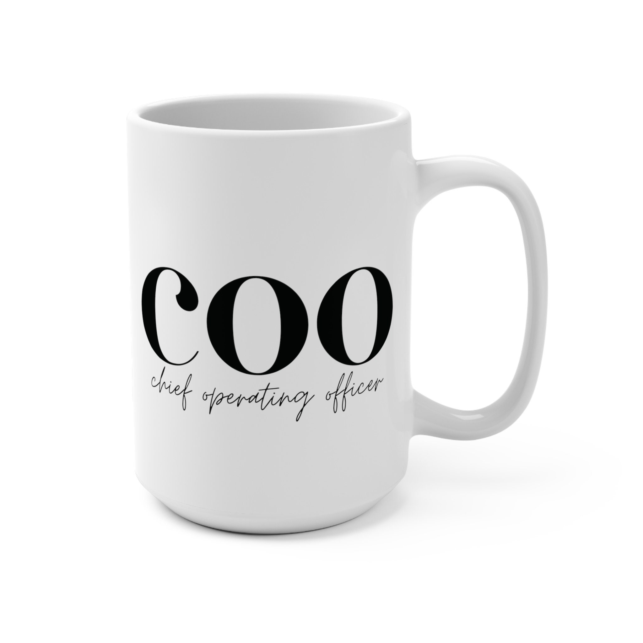 COO Mug: Chief Operating Officer Gift, 15oz Ceramic Mug - Etsy