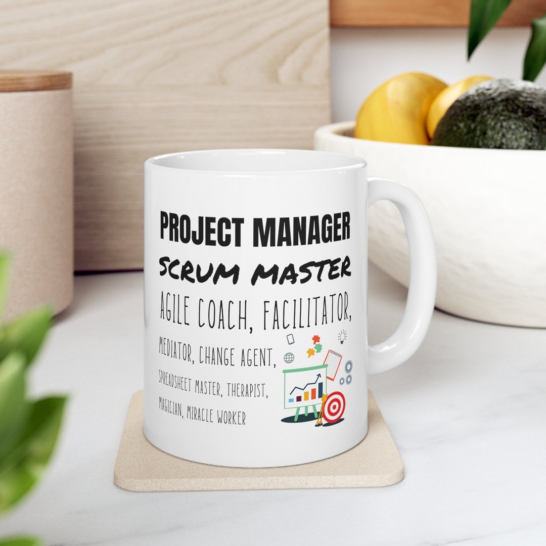 Project Manager Mug, Scrum Master Mug, Funny Scrum Master Gift, Funny ...