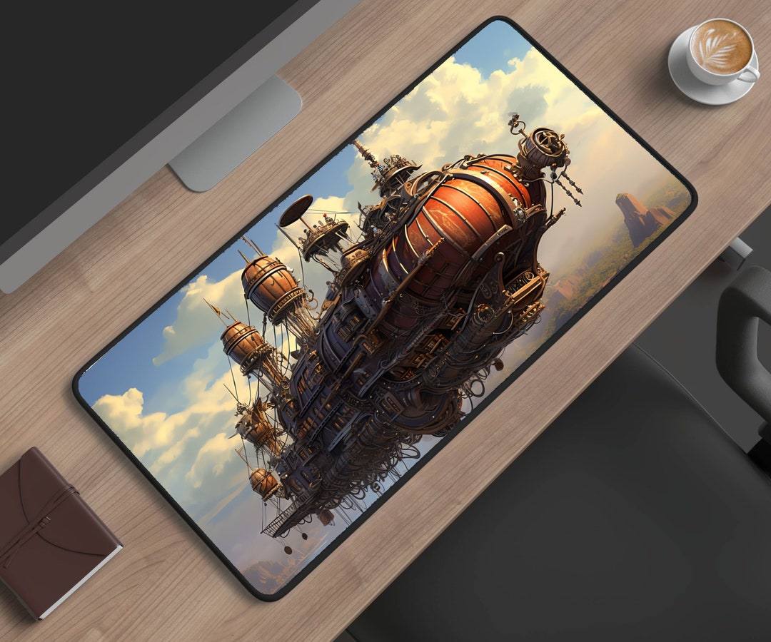 Steampunk Deskmat, Plant Large Desk Pad, Gaming Mouse Pad, Desk Pad ...