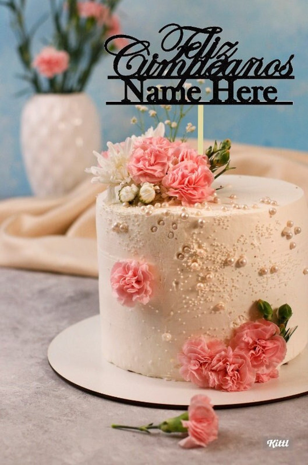 Feliz Cumpleaños Custom Cake Topper - Etsy