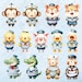 Animal Sailor Set, Sailor Watercolor Clipart, Animal PNG, Nursery Baby ...