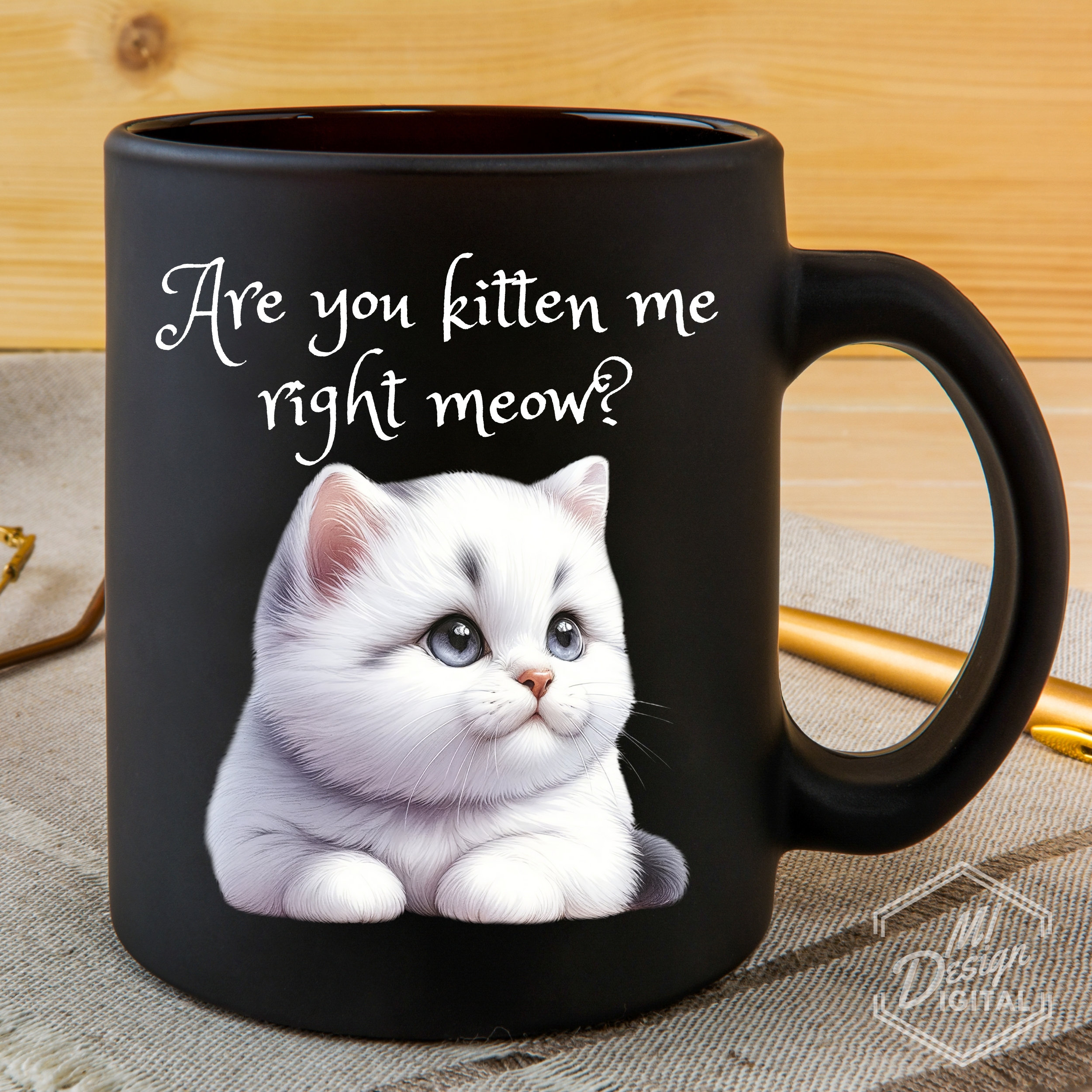 Chubby Kitten, Chonky Cats Clipart Set, Kawaii Kitten Graphics, Animals ...