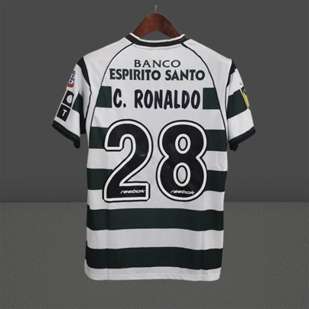 02-03 Portugal Sporting Lissabon Heimtrikot Nr. 28 C Ronaldo - Etsy.de