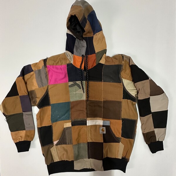 Patchwork Hoodie - Etsy