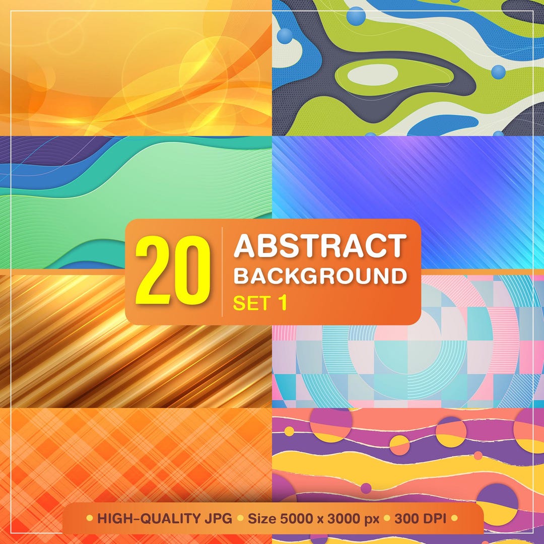 Abstract Backgrounds - Digital Paper, Colorful Backdrops, Abstract ...