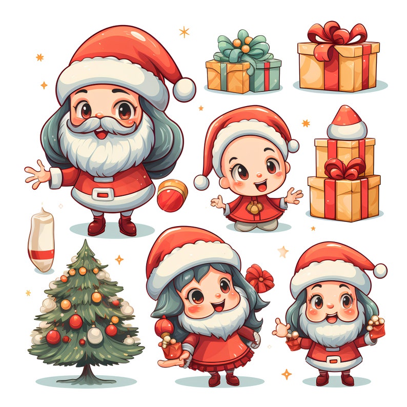 Clipart Christmas Set - Etsy