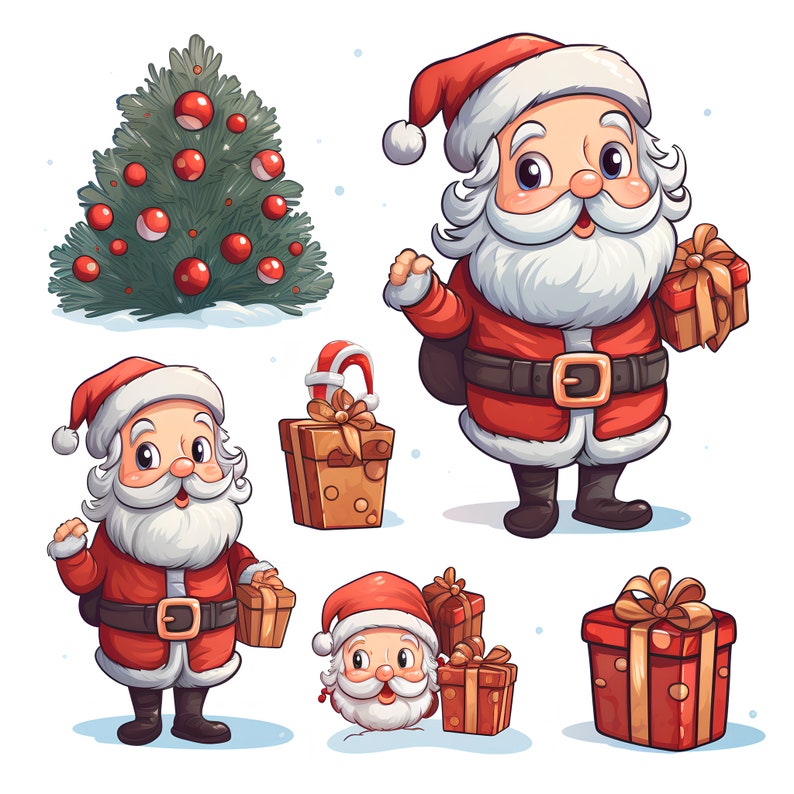 Clipart Christmas Set - Etsy
