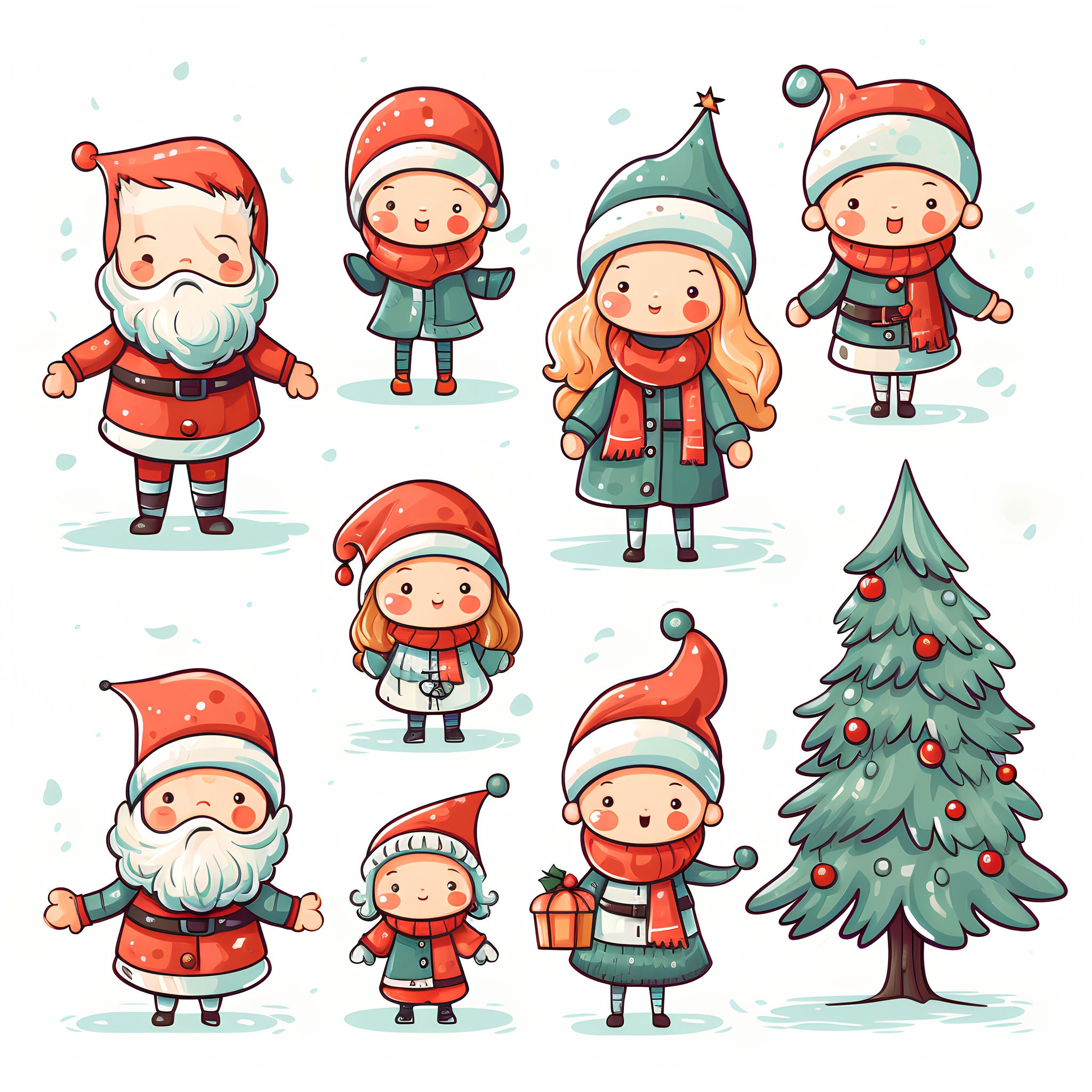 Clipart Christmas Set - Etsy