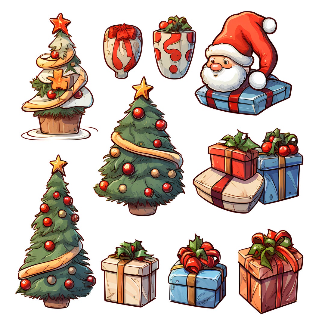 Clipart Christmas Set - Etsy