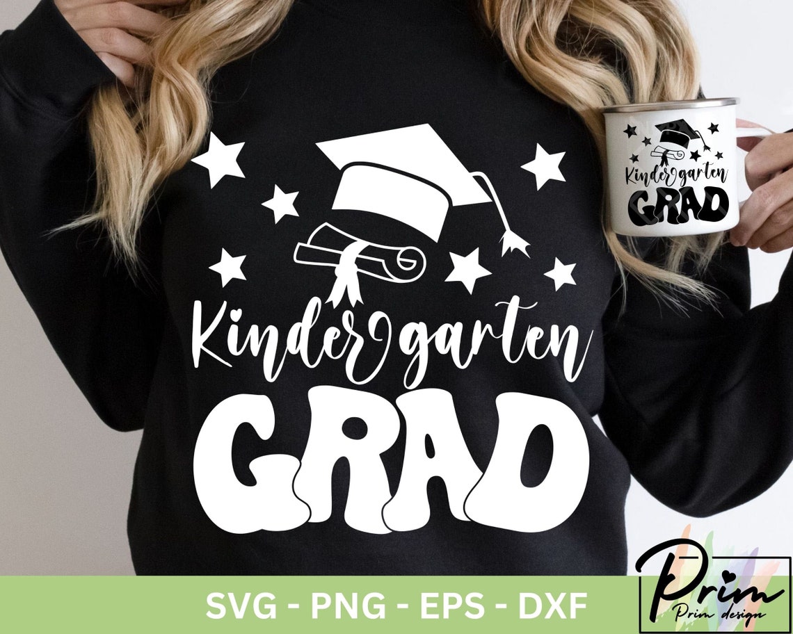Kindergarten Grad Svg, 2024 Kinder Graduate Svg, Kindergarten Graduate ...