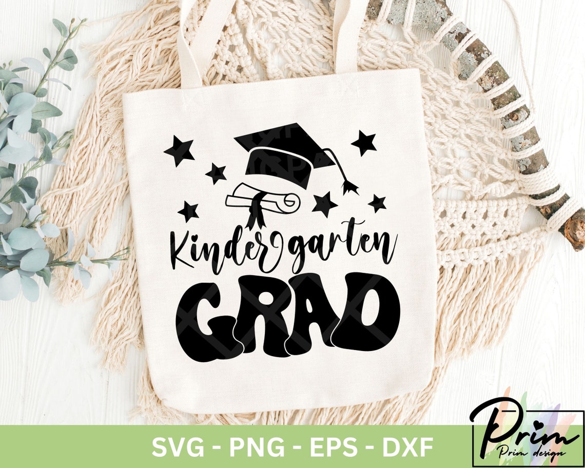 Kindergarten Grad Svg, 2024 Kinder Graduate Svg, Kindergarten Graduate ...